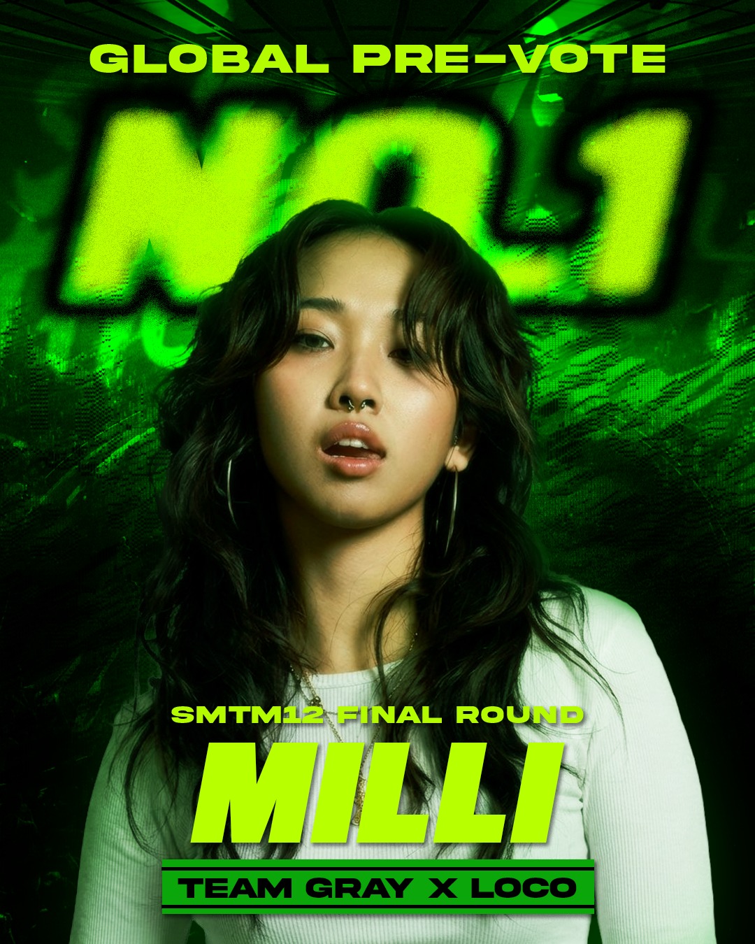 MILLI คว้าอันดับ 1 PRE-VOTE รายการ Show Me The Money